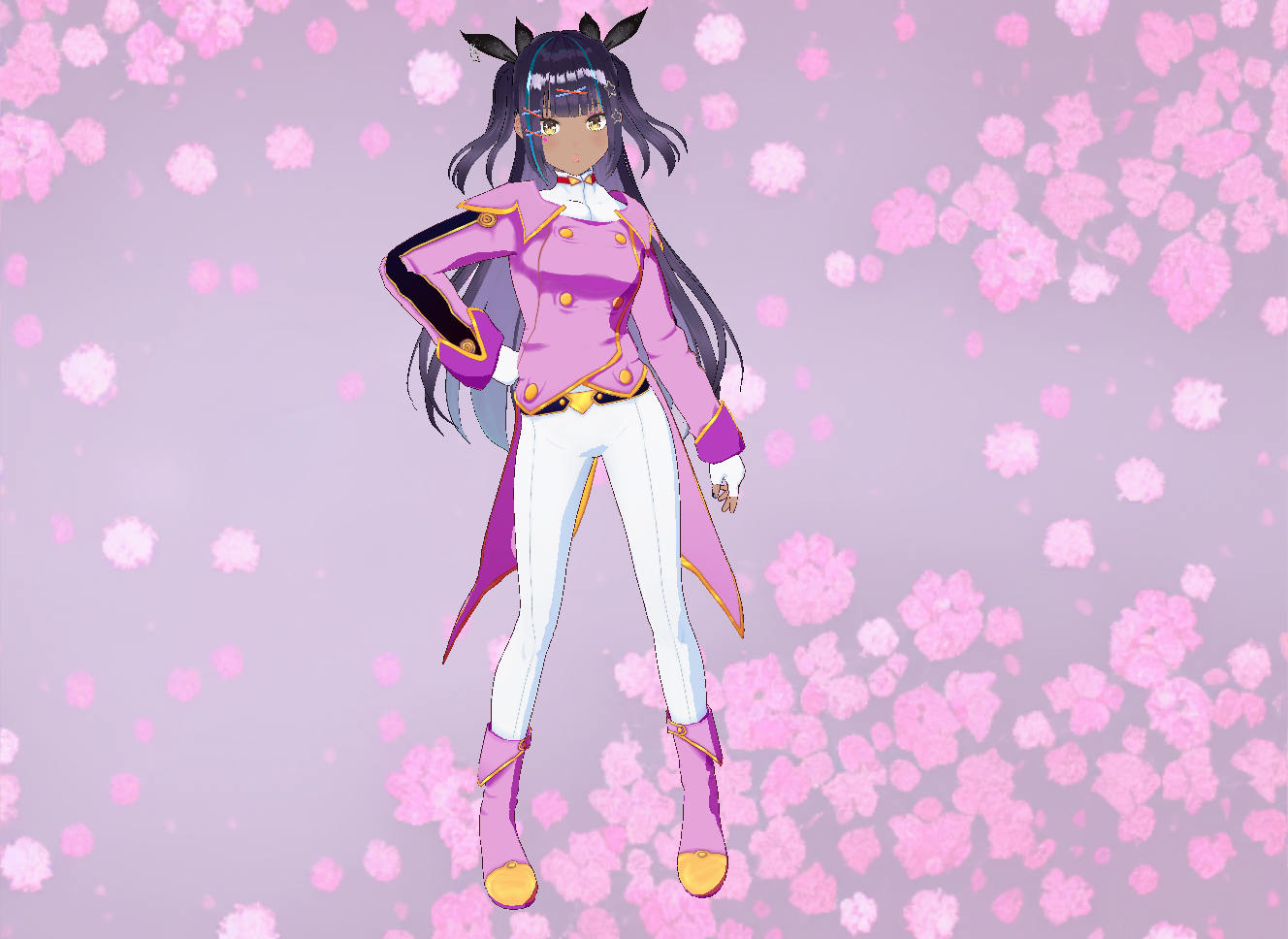 【無料配布】サクラ大戦 真宮寺さくら 戦闘服 VroidStudio衣装 - swamp5down - BOOTH