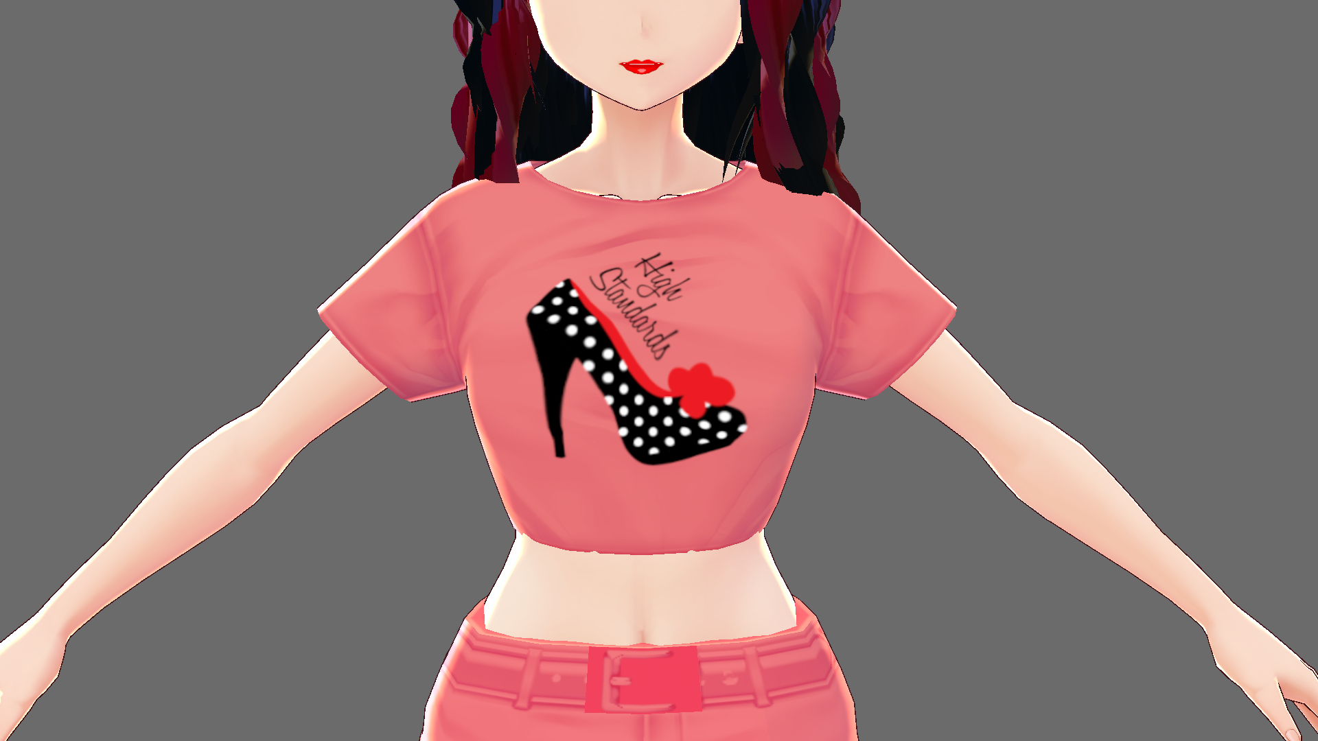 3 piece High Standards VROID FASHION hoodie, mini t-shirt and t-shirt ...