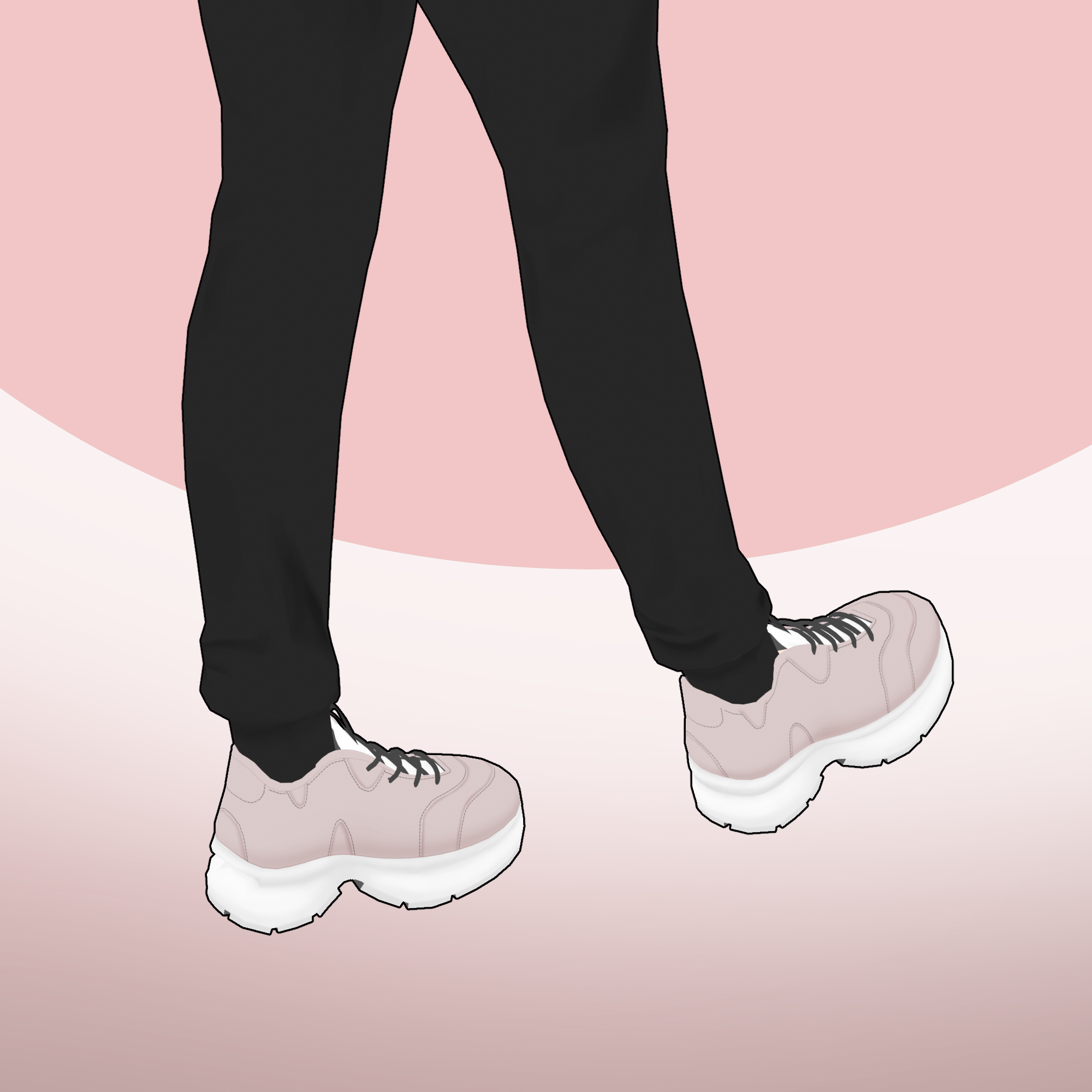 [舞夜] Shoes FBX for Maya / Agly Shoes - pizza-soda의 잡화점 - BOOTH