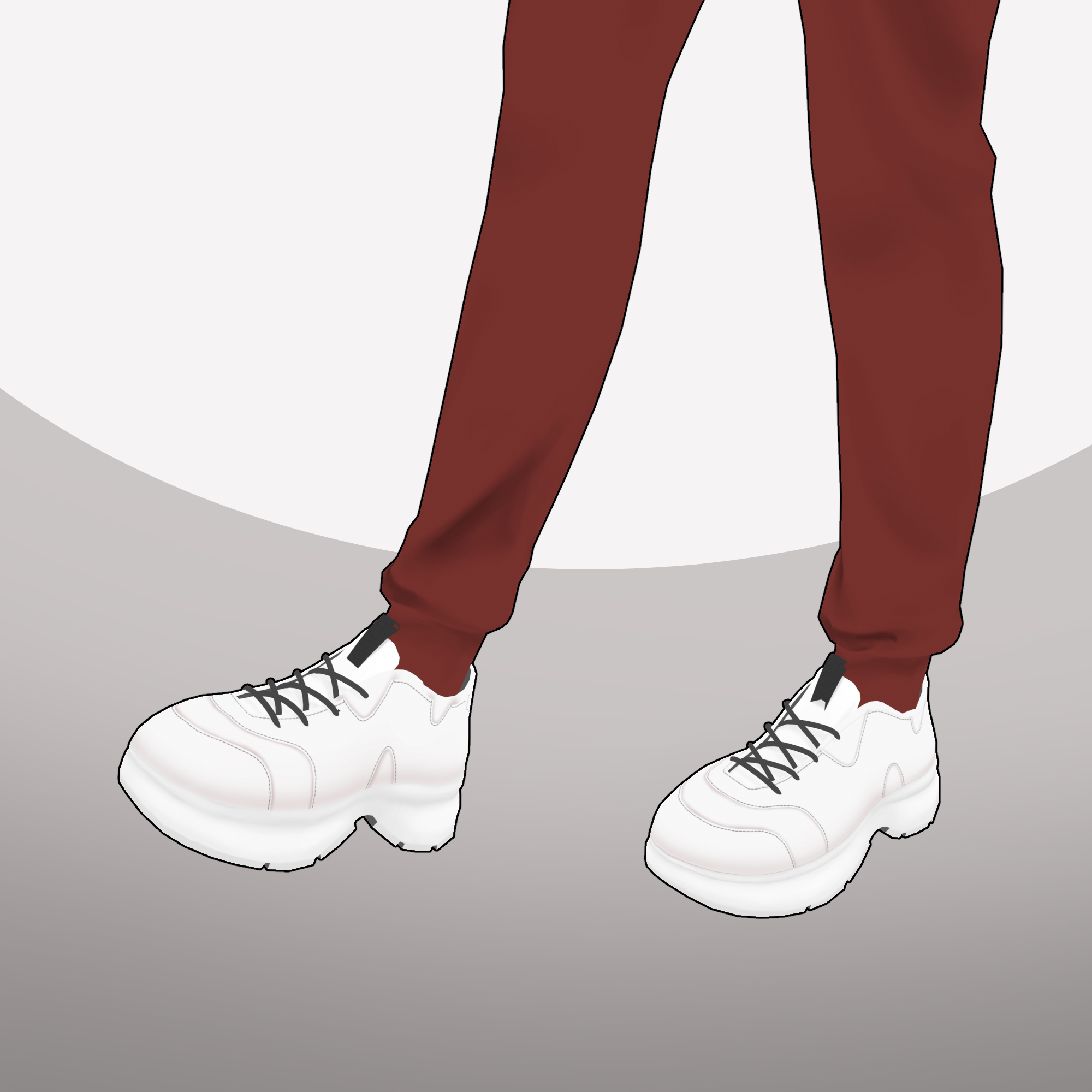 [舞夜] Shoes FBX for Maya / Agly Shoes - pizza-soda의 잡화점 - BOOTH