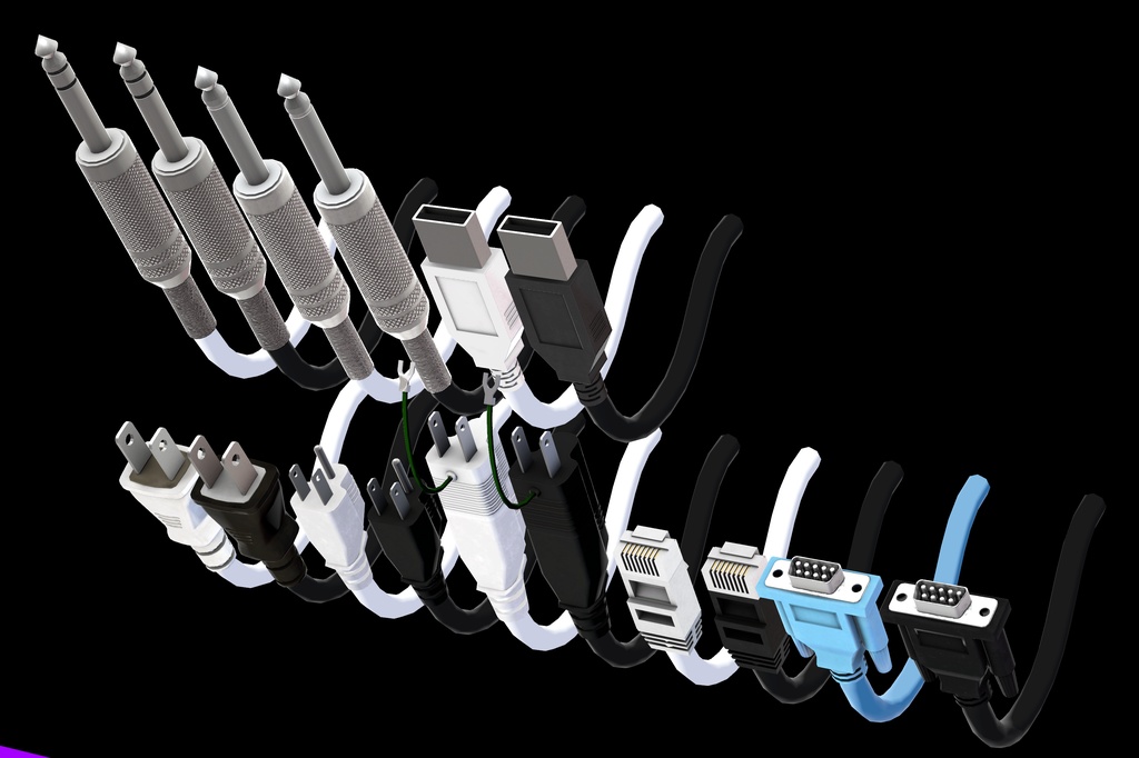 [3Dアクセ]端子しっぽ - akiRAM - BOOTH