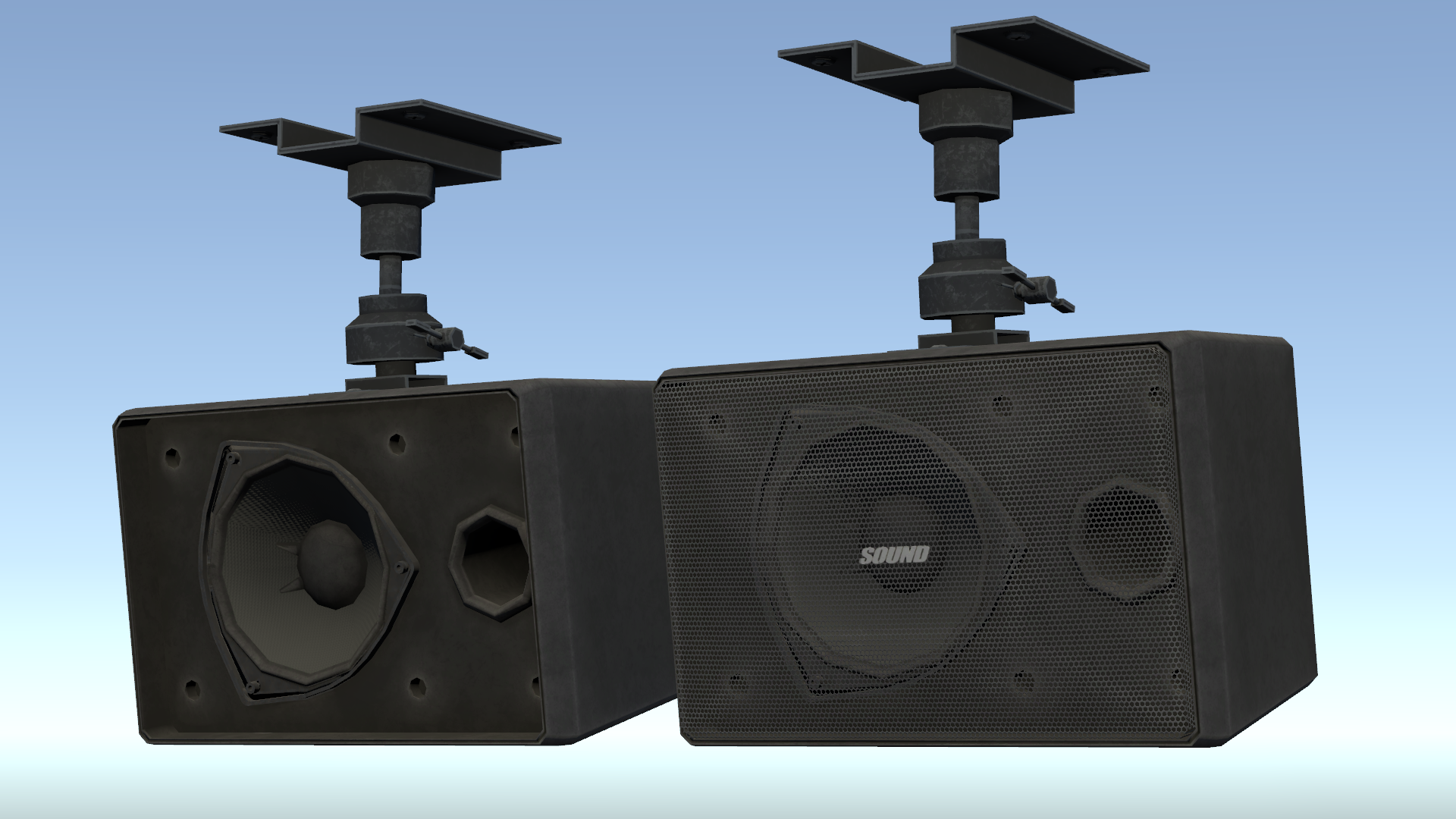 [3Dモデル]天井吊りスピーカー - akiRAM - BOOTH