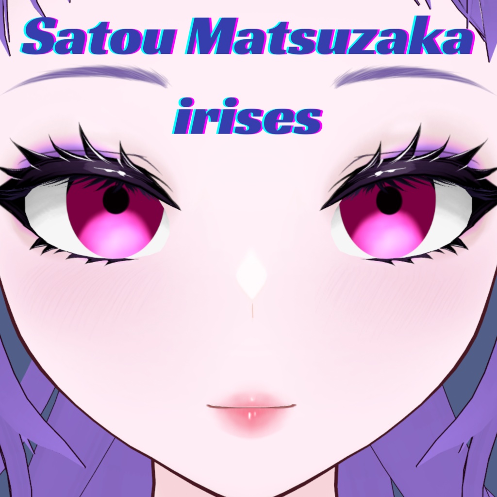 Satou Matsuzaka Vroid Irises - Andromeda Designs - BOOTH