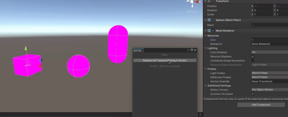 Replace all Texture Missing - Furrany Studio - BOOTH