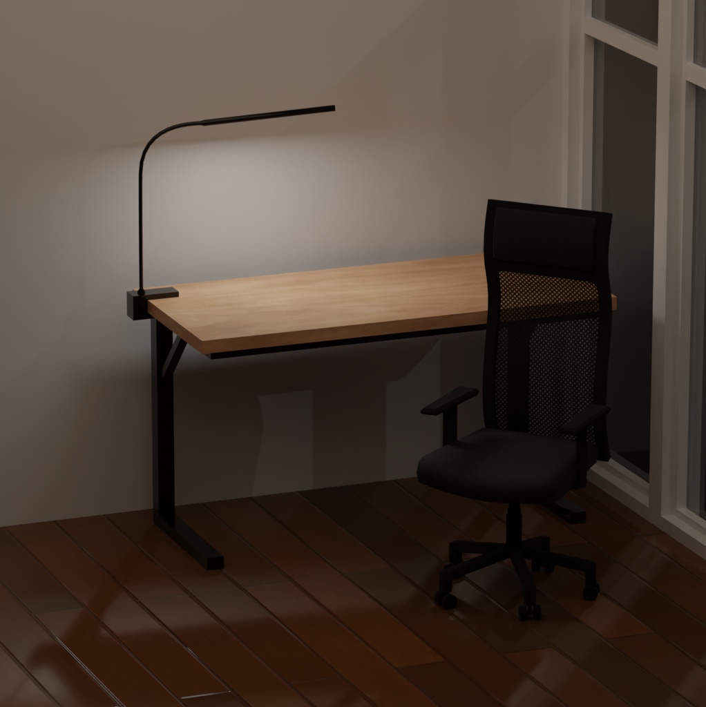 【fbx】【UnityPackage】オフィスチェア・テーブル 【obj】【blender】【mtl】 - M - BOOTH