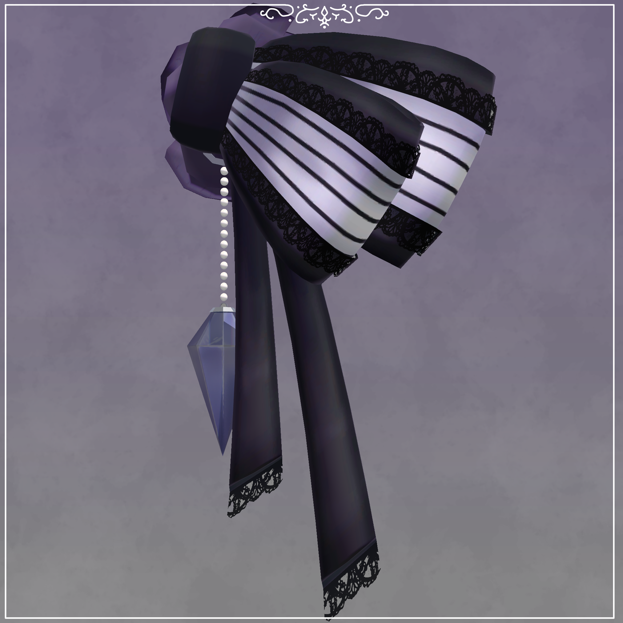 GOTHIC ROSE HAIR ACCESSORY【VRChat想定】 - MS宇宙貿易社 - BOOTH