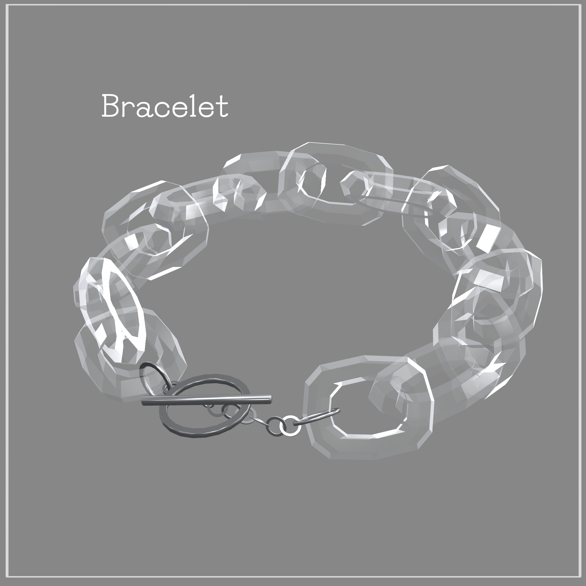 Clear Chain Accessory【VRChat想定】 - MS宇宙貿易社 - BOOTH