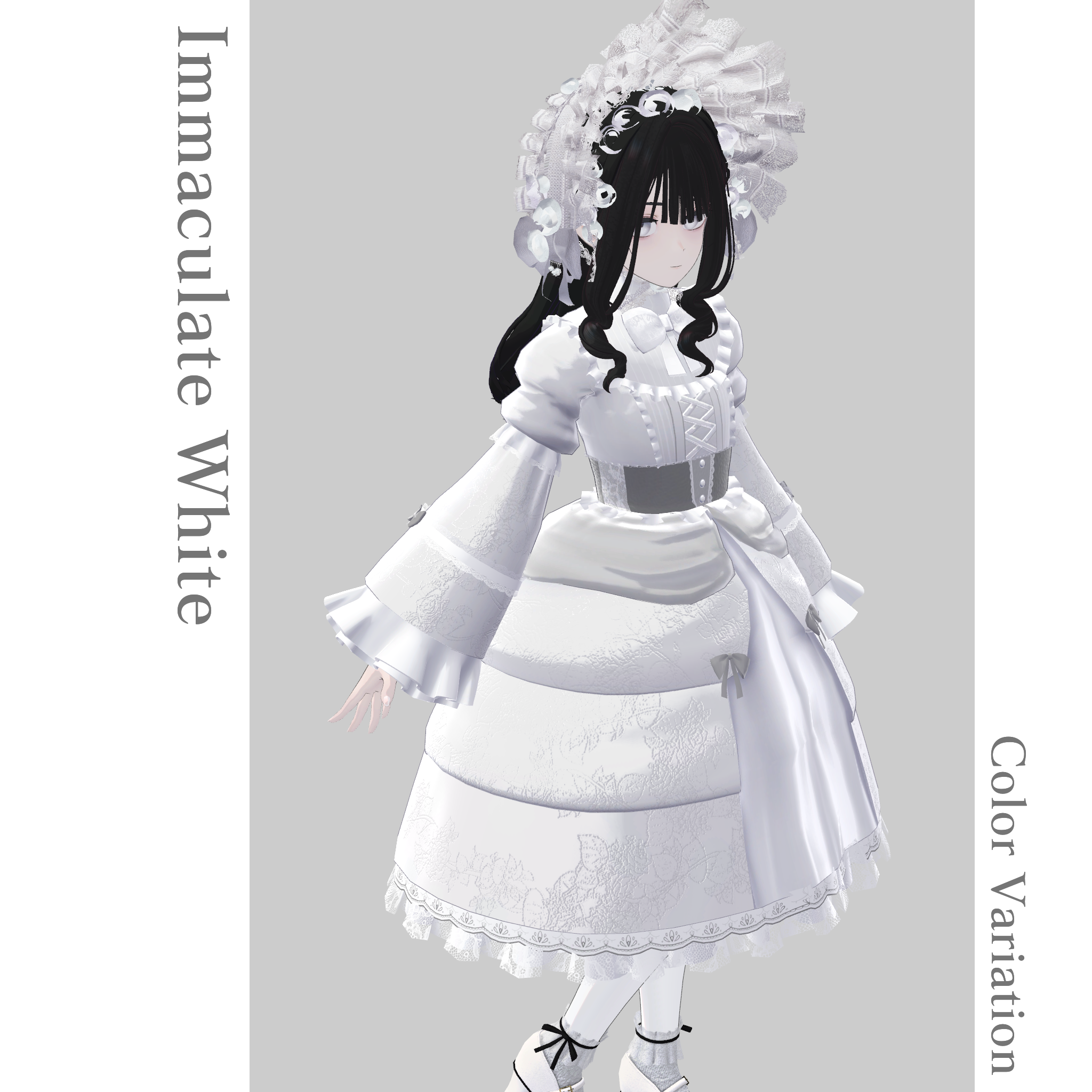 RE Gothic Dress【VRChat想定】 - MS宇宙貿易社 - BOOTH