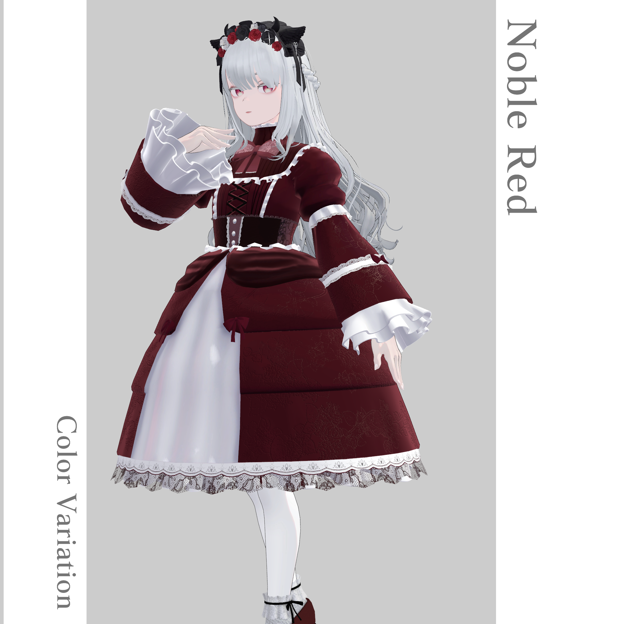 RE Gothic Dress【VRChat想定】 - MS宇宙貿易社 - BOOTH