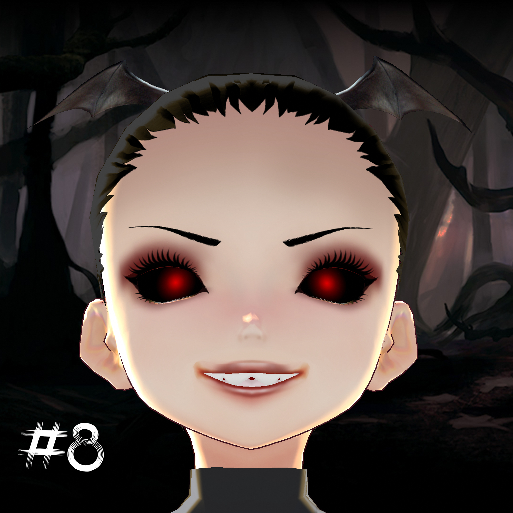 #8 ~ Free Demon Eyes for VRoid Studio - RainUnderMyEyes - BOOTH