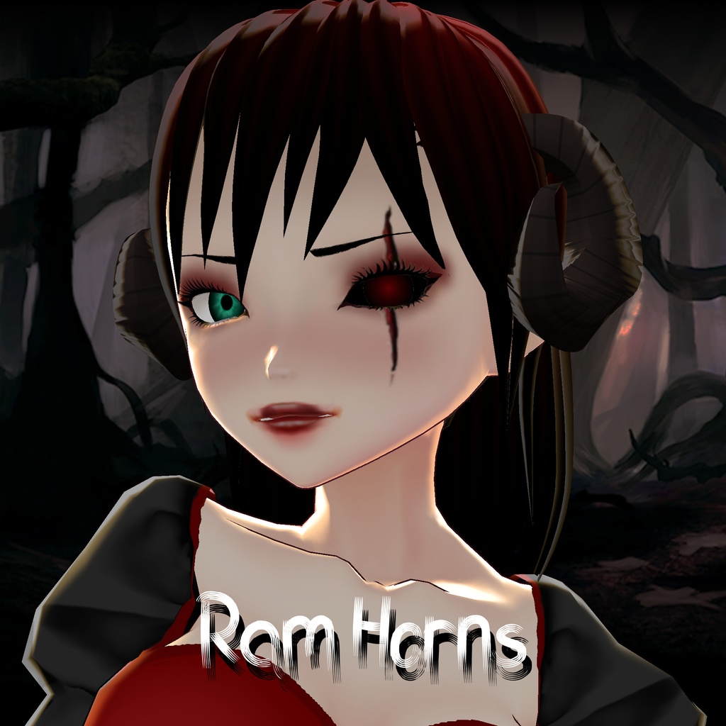 #23 ~ Free Horns for VRoid Studio - RainUnderMyEyes - BOOTH