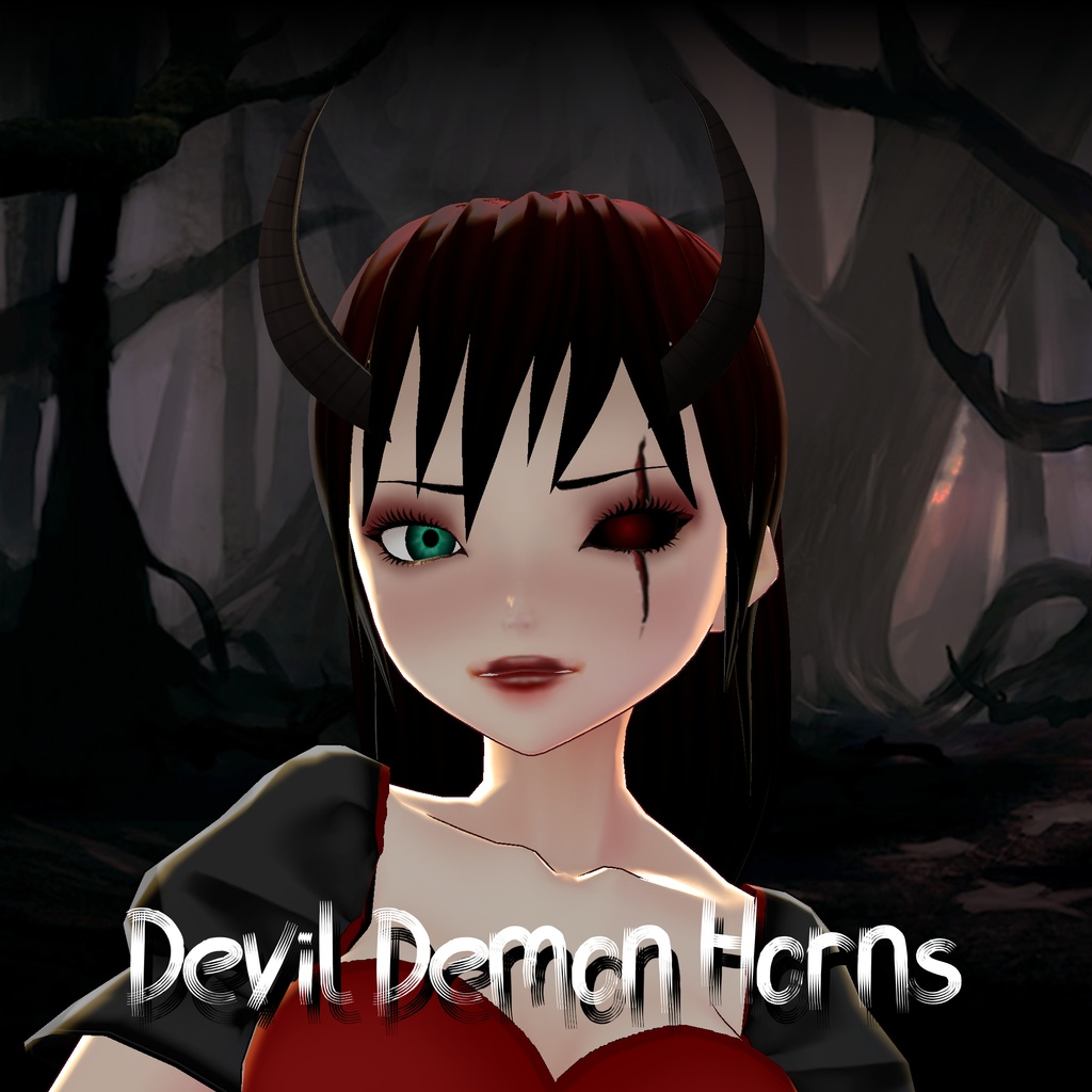 #23 ~ Free Horns for VRoid Studio - RainUnderMyEyes - BOOTH