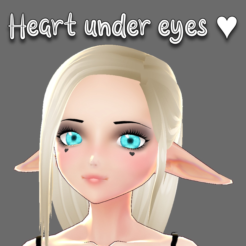 Free Face Paint Package for VRoid - RainUnderMyEyes - BOOTH