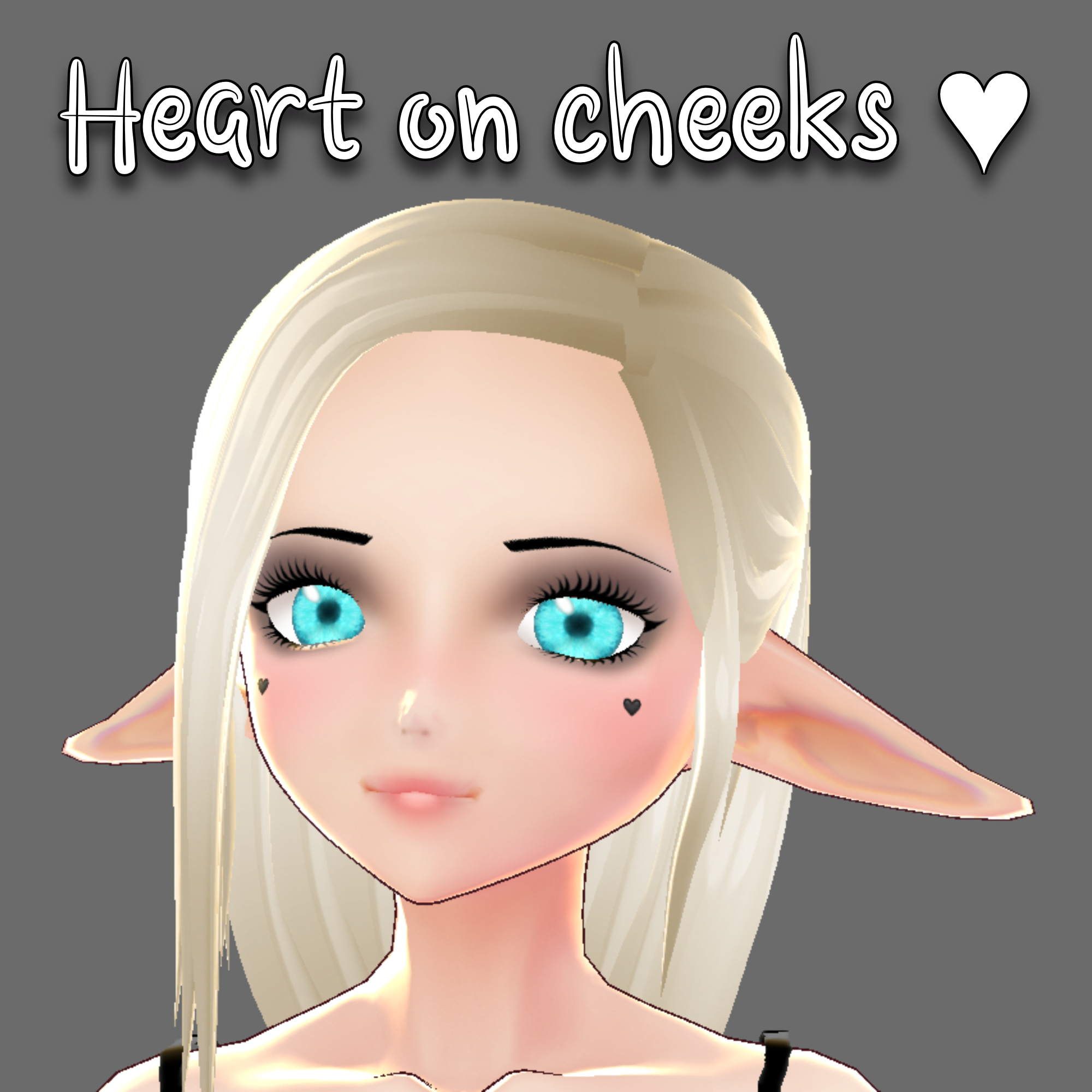 Free Face Paint Package for VRoid - RainUnderMyEyes - BOOTH
