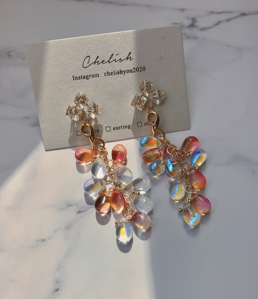 ラン暦イメージピアス - corisu - BOOTH