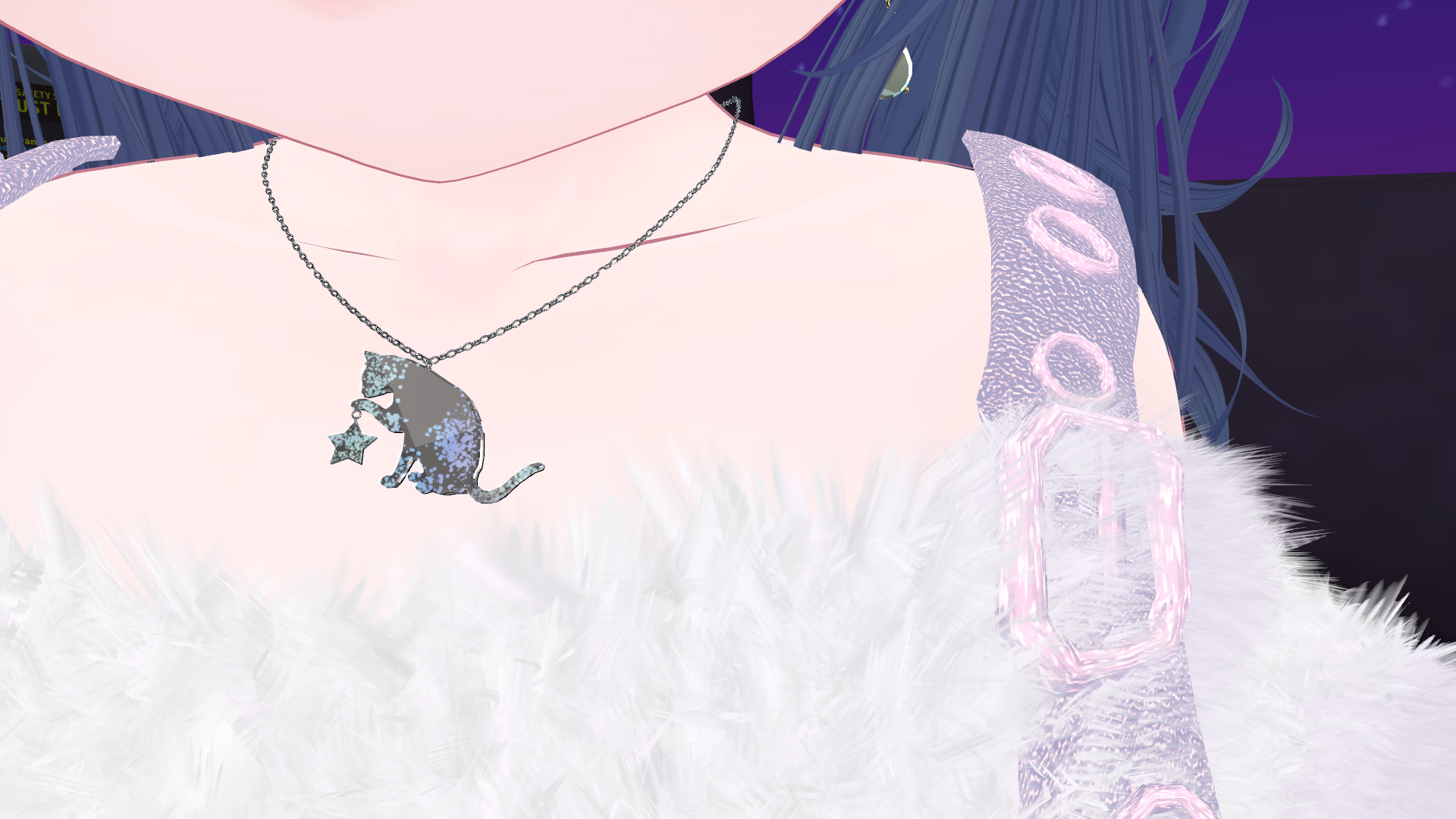 【無料】VRChat向けアクセサリー「星猫ネックレス」【phys bone使用】 - 下川wiki - BOOTH