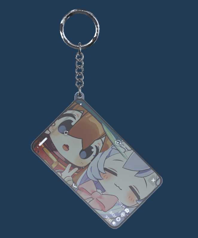 【無料】「VRCカメラフレームキーホルダー」【phys bone使用】 - 下川wiki - BOOTH