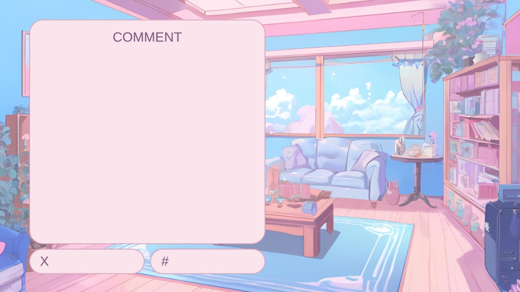 【Canvaテンプレのみ】Vtuber 雑談配信背景 パステルピンク&ブルー5種 - Vtuber向けの素材屋さん - BOOTH