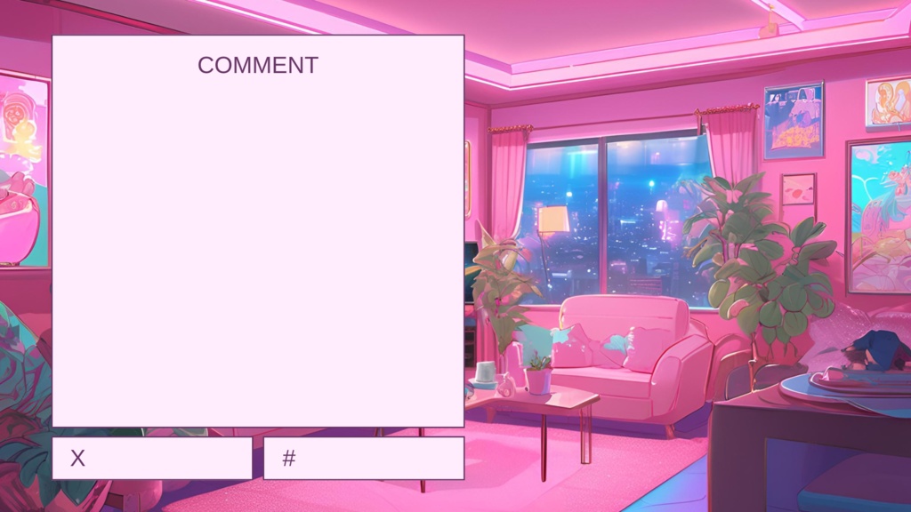 【Canvaテンプレのみ】Vtuber 雑談配信背景 パステルピンク&ブルー5種 - Vtuber向けの素材屋さん - BOOTH