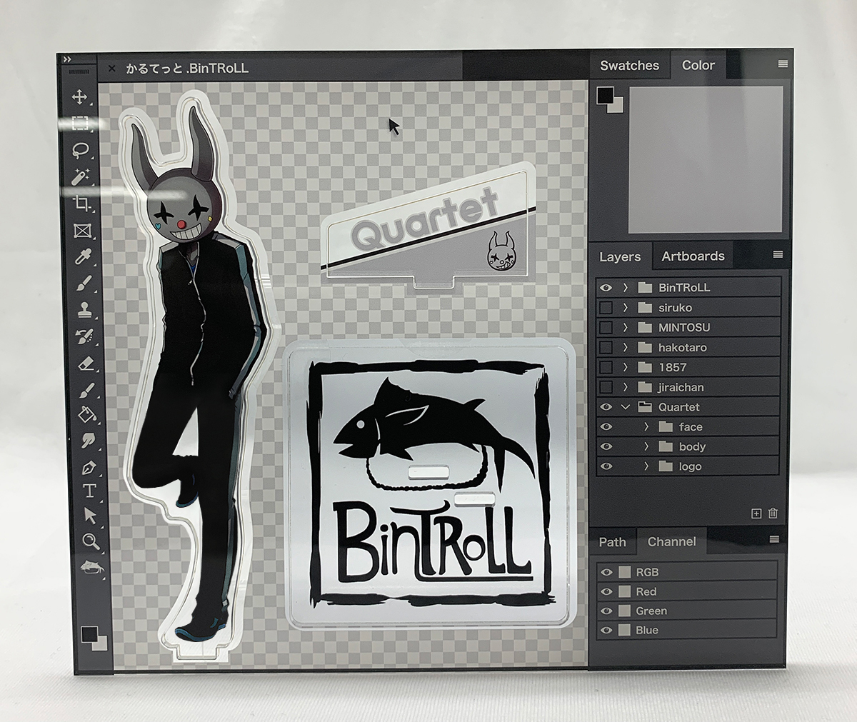 【BinTRoLL】かるてっとアクリルスタンド - bintroll公式 - BOOTH
