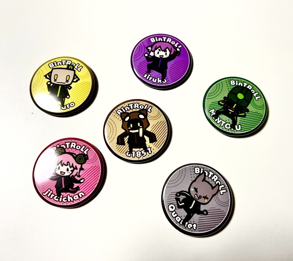 a1857缶バッジ/2022 summer - bintroll公式 - BOOTH