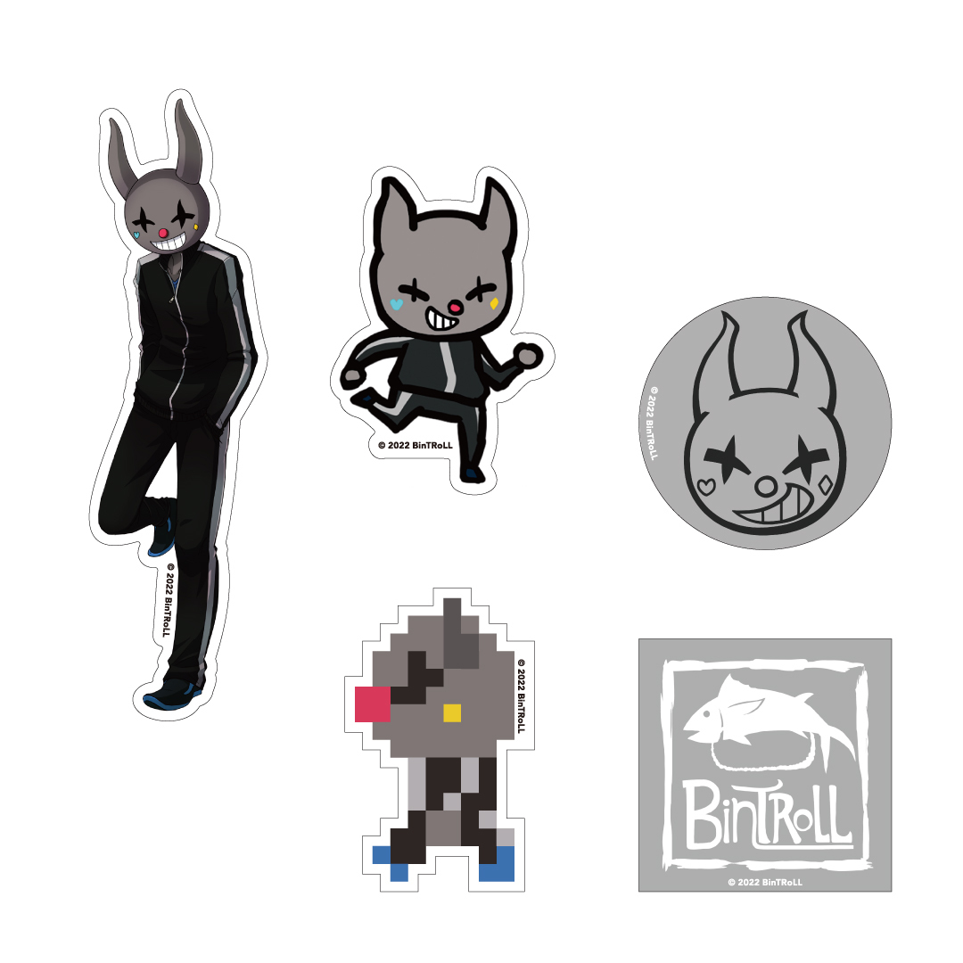 かるてっとステッカーセット/2022 summer - bintroll公式 - BOOTH