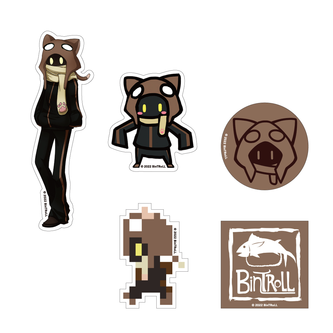 a1857ステッカーセット/2022 summer - bintroll公式 - BOOTH