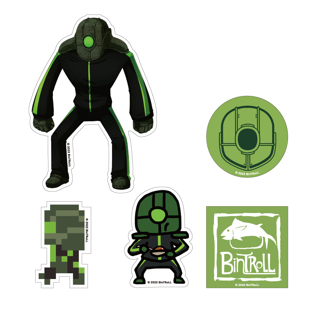 ミントスステッカーセット/2022 summer - bintroll公式 - BOOTH