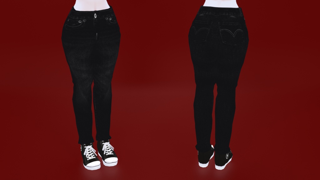 VRoid Jeans (Multiple Colors) - Geoffery10 - BOOTH