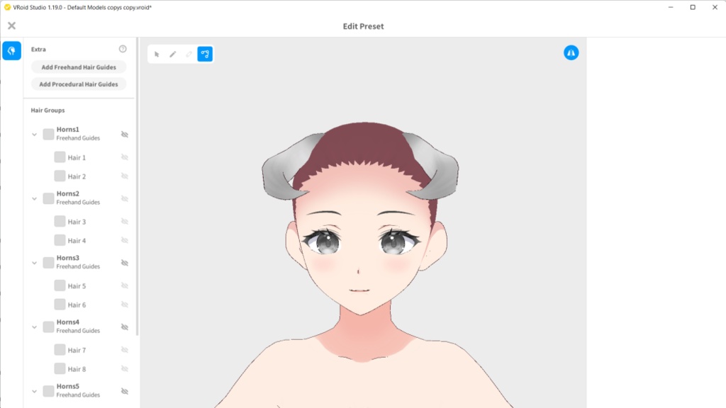 VRoid Horns Pack / VRoid 角笛 - Reira / Mugi's Corner! - BOOTH