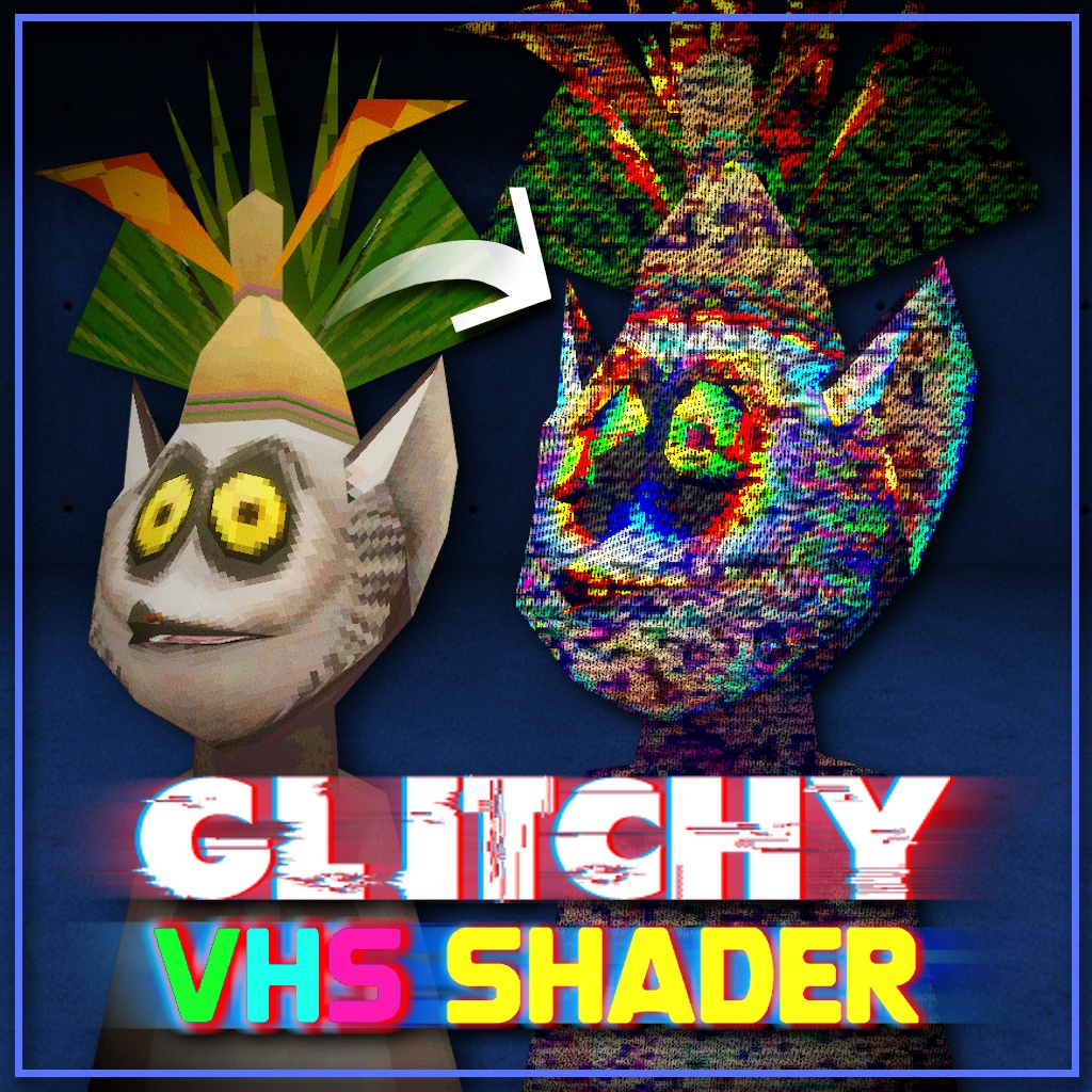 [VRC] Glitchy VHS Shader - EGirlRepellent - BOOTH