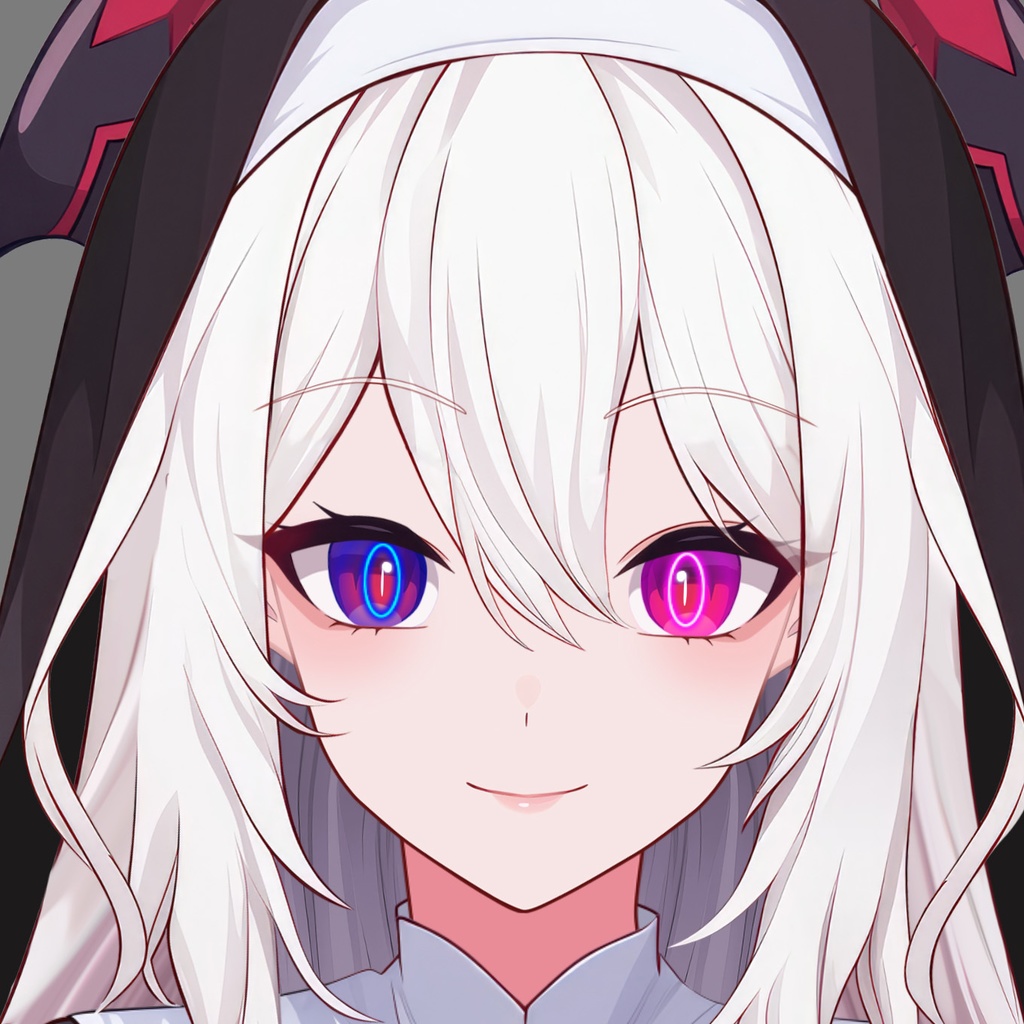 【Live2D】Succubus Nun Vtuber, Premade Vtuber Model, Rigged Vtuber, Demon Girl Vtuber, Female ...