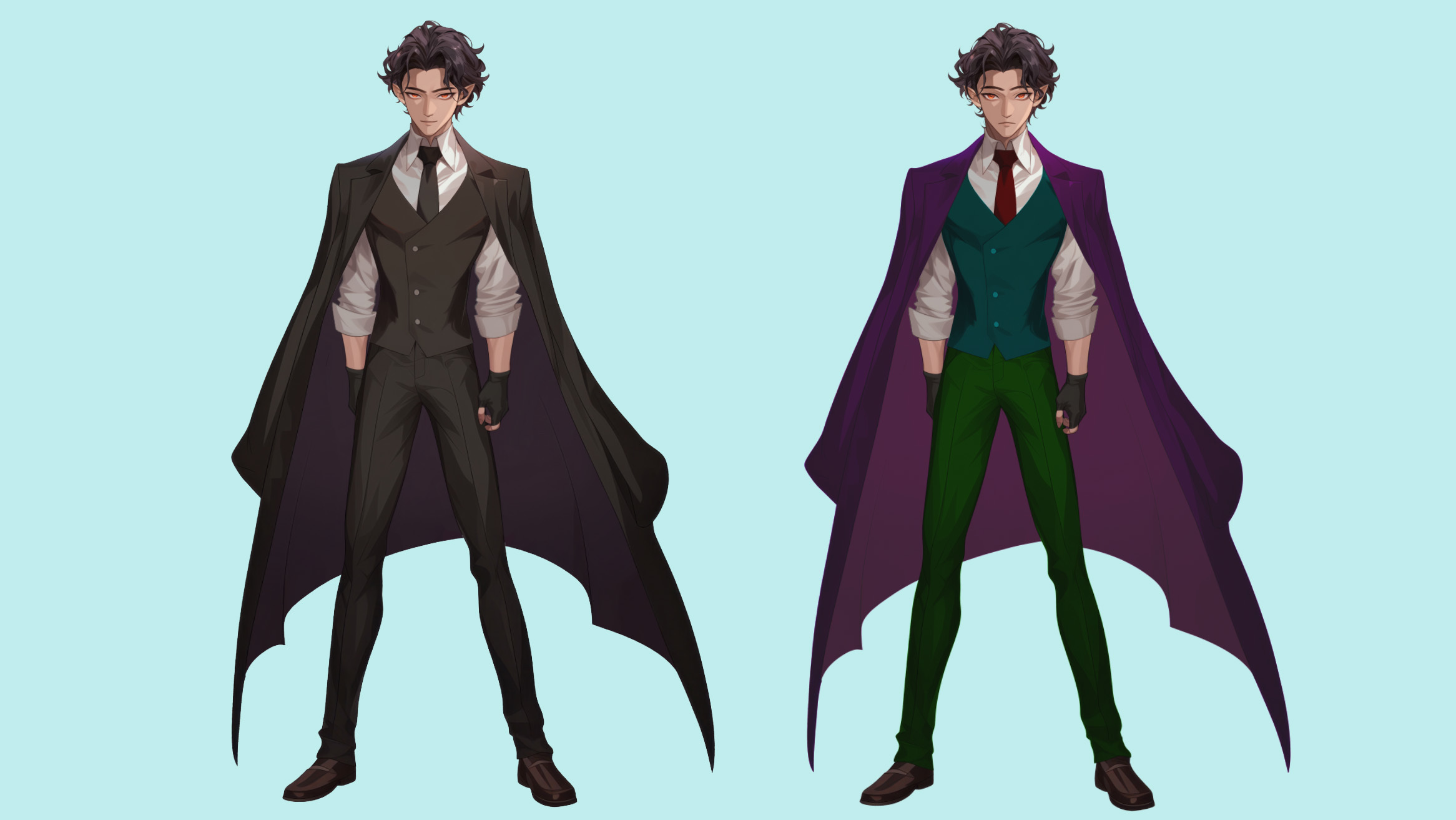 【Live2D】Vampire Vtuber, Premade Vtuber Model, Rigged Vtuber, Demon Boy Vtuber, Male Vtuber ...