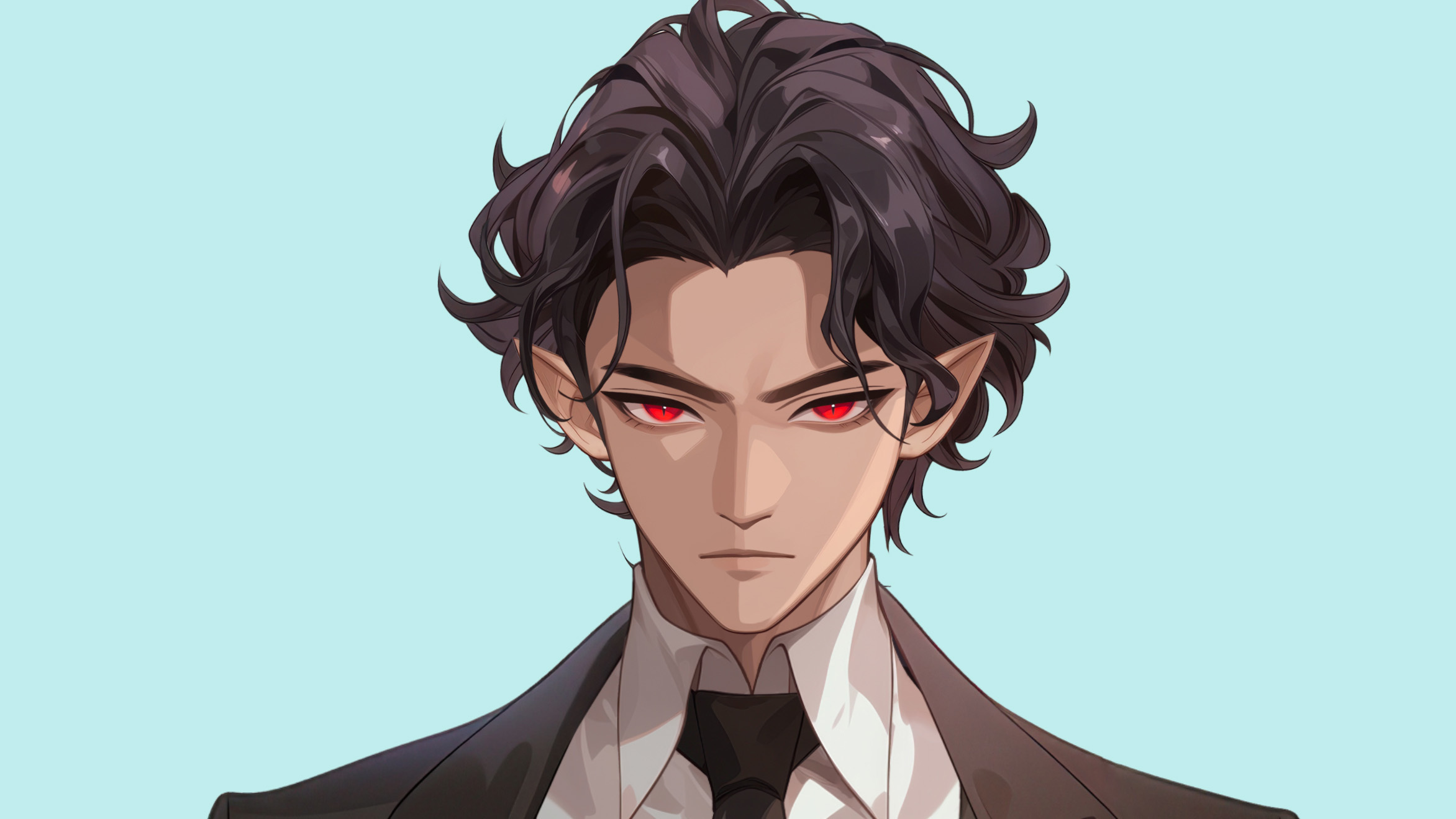 【Live2D】Vampire Vtuber, Premade Vtuber Model, Rigged Vtuber, Demon Boy ...