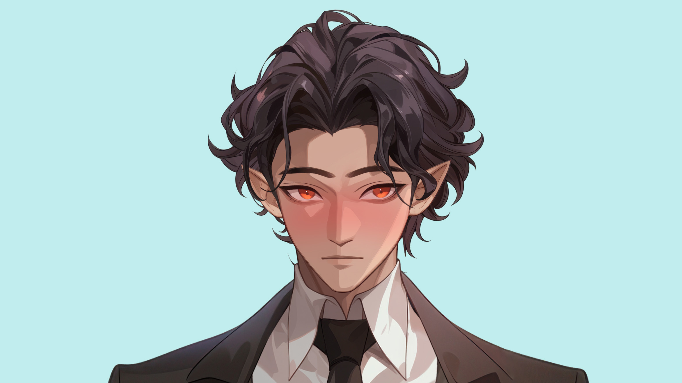 【Live2D】Vampire Vtuber, Premade Vtuber Model, Rigged Vtuber, Demon Boy ...