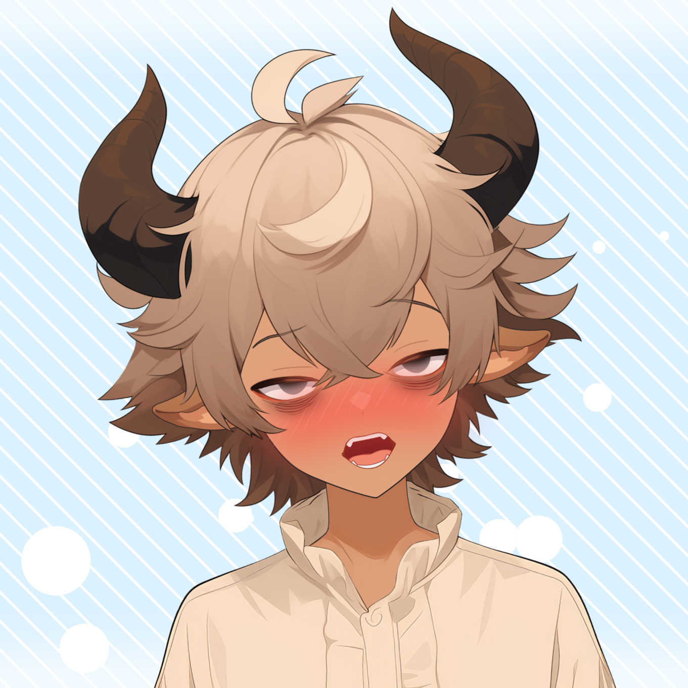 【Live2D】Rigged Vtuber Model: Premade Male Vtuber, Vtube Studio Ready, Customizable, Satyr Boy ...