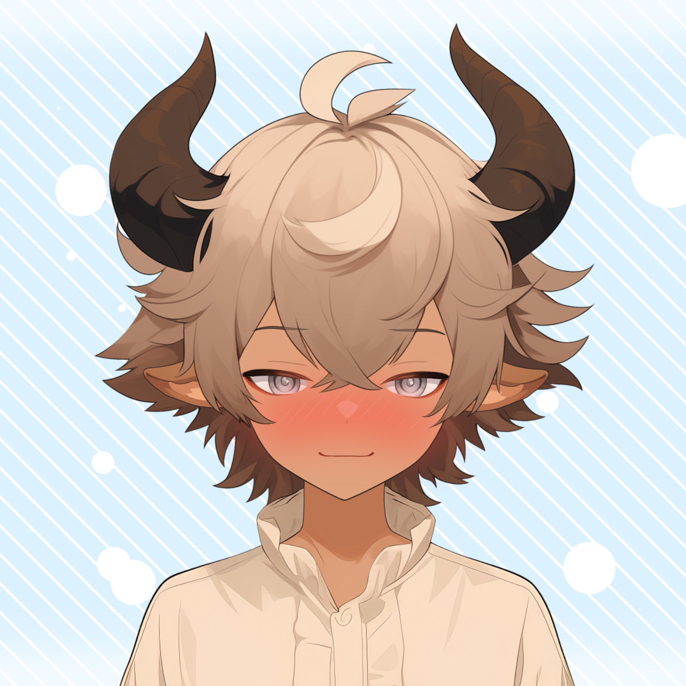 【Live2D】Rigged Vtuber Model: Premade Male Vtuber, Vtube Studio Ready, Customizable, Satyr Boy ...