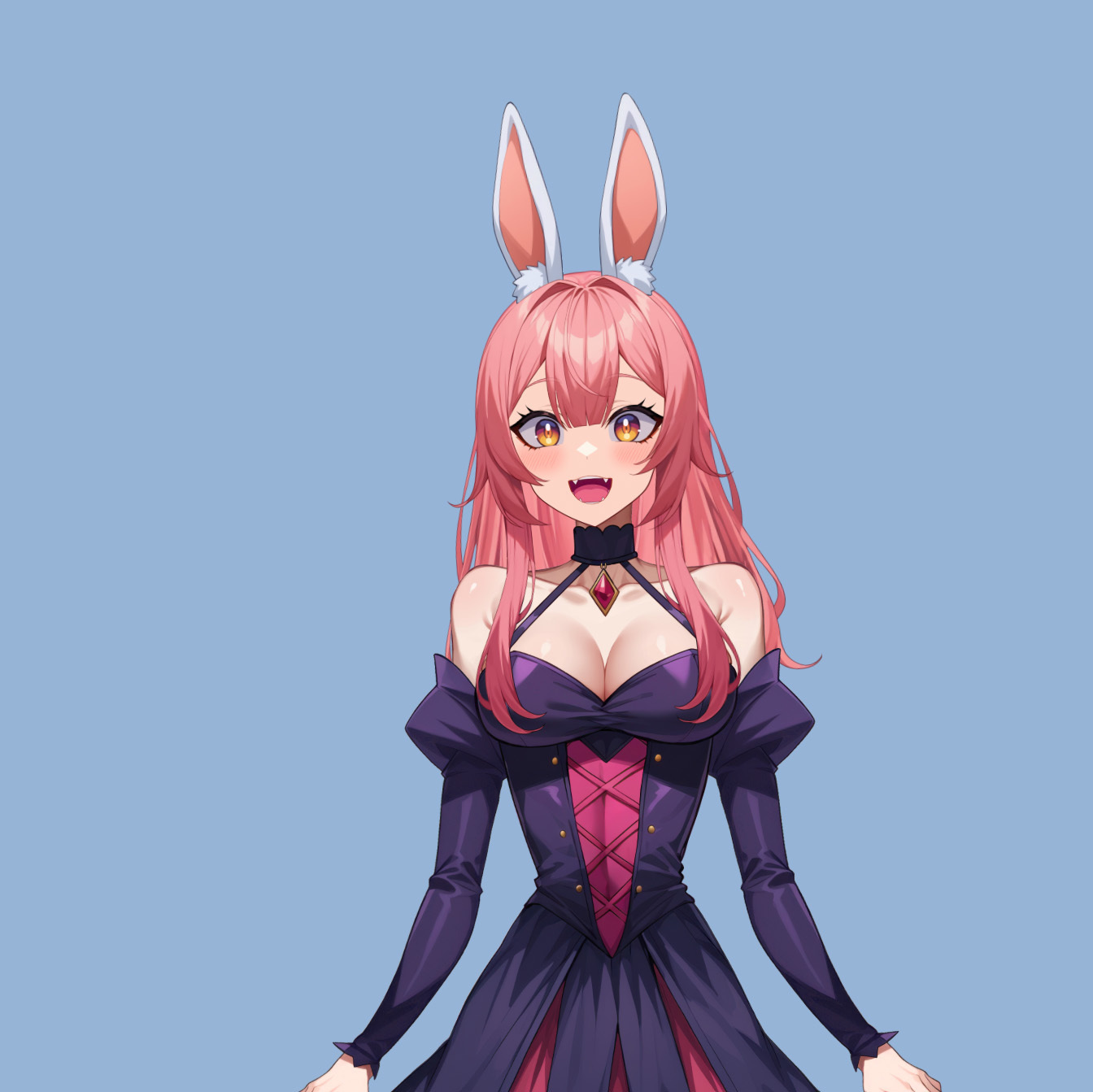 【Live2D】Premade Vtuber Model: Ruby Bunny, Live2D Fully Rigged Vtuber Model,PNGTuber,Cute,Chibi ...