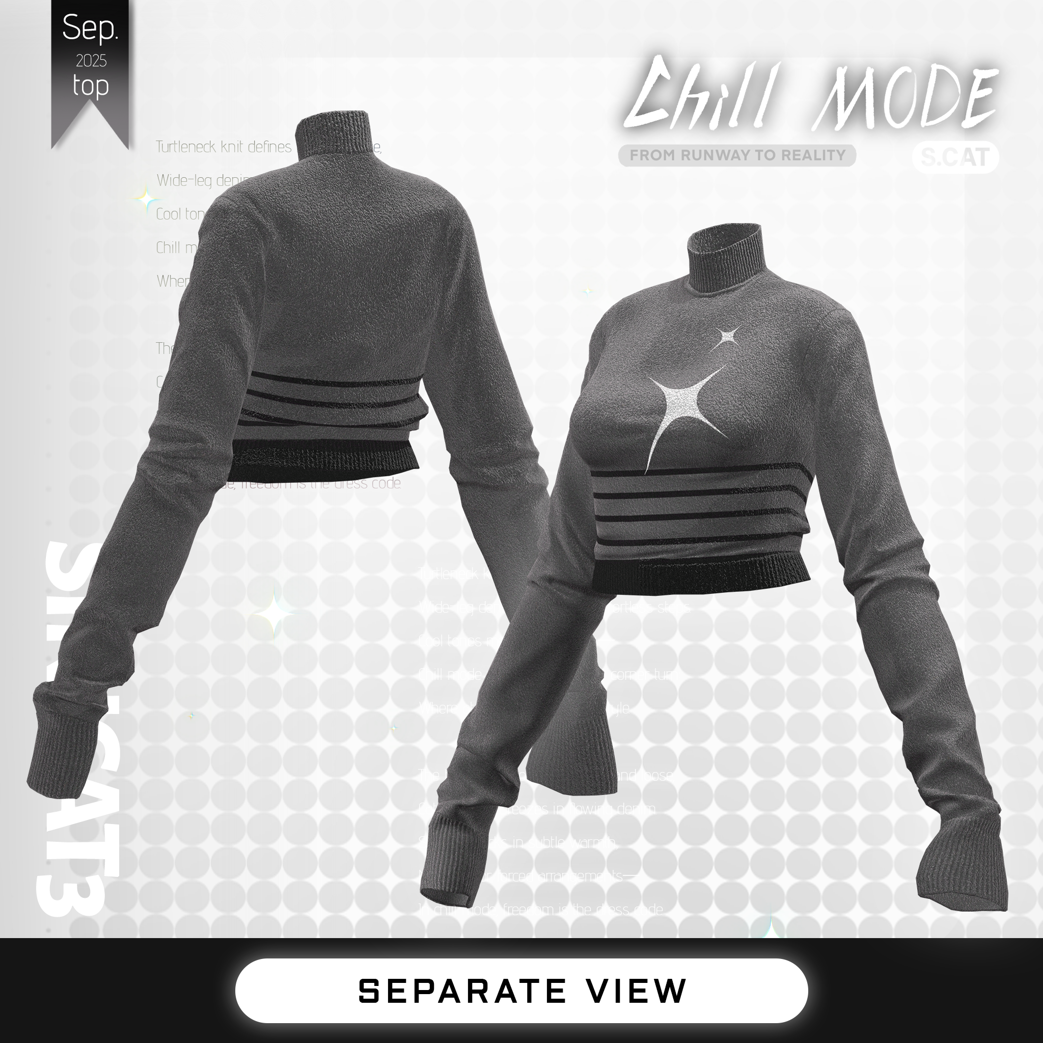 𝐒.𝐂𝟏𝟎 【O₂ Series】20 Avatars 🤍Chill Mode🤍 - #Sinicat3 - BOOTH