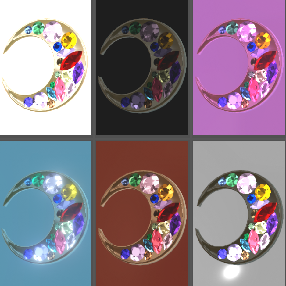 【VRchat想定】マテリアル40種セット 宝石・貴金属・パール Unity用 - LOVE＆JEWEL -VRジュエリーのお店- - BOOTH