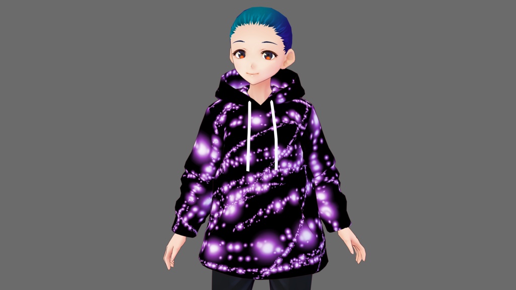 Sparkle Hoodies Vroid Texture - lunargabriel - BOOTH