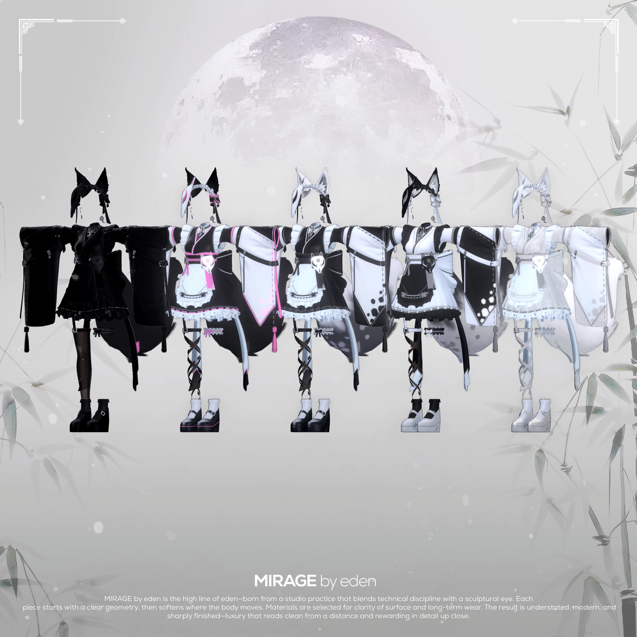 Maid Kitsune メイド狐【17アバター対応】 - MIRAGE - BOOTH