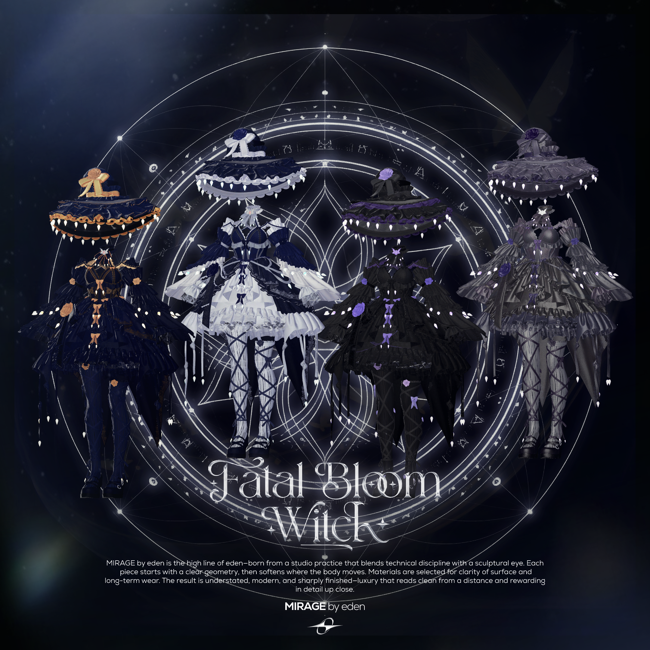 Fatal Bloom Witch 【20アバター対応】 - MIRAGE - BOOTH