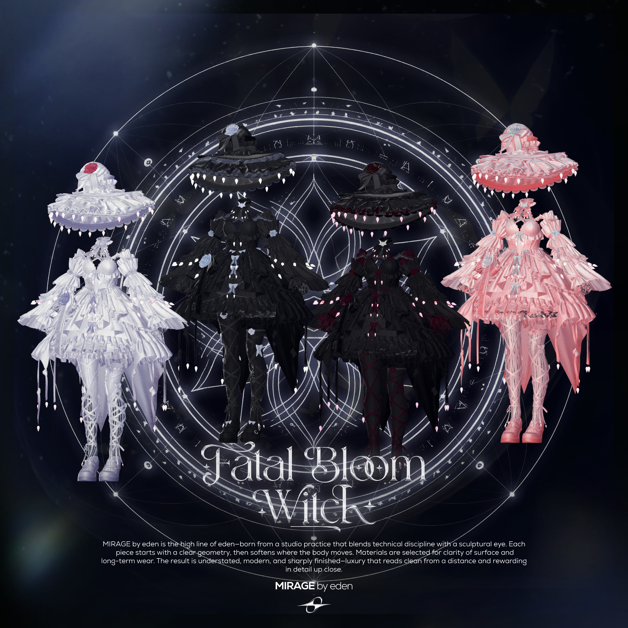 Fatal Bloom Witch 【20アバター対応】 - MIRAGE - BOOTH