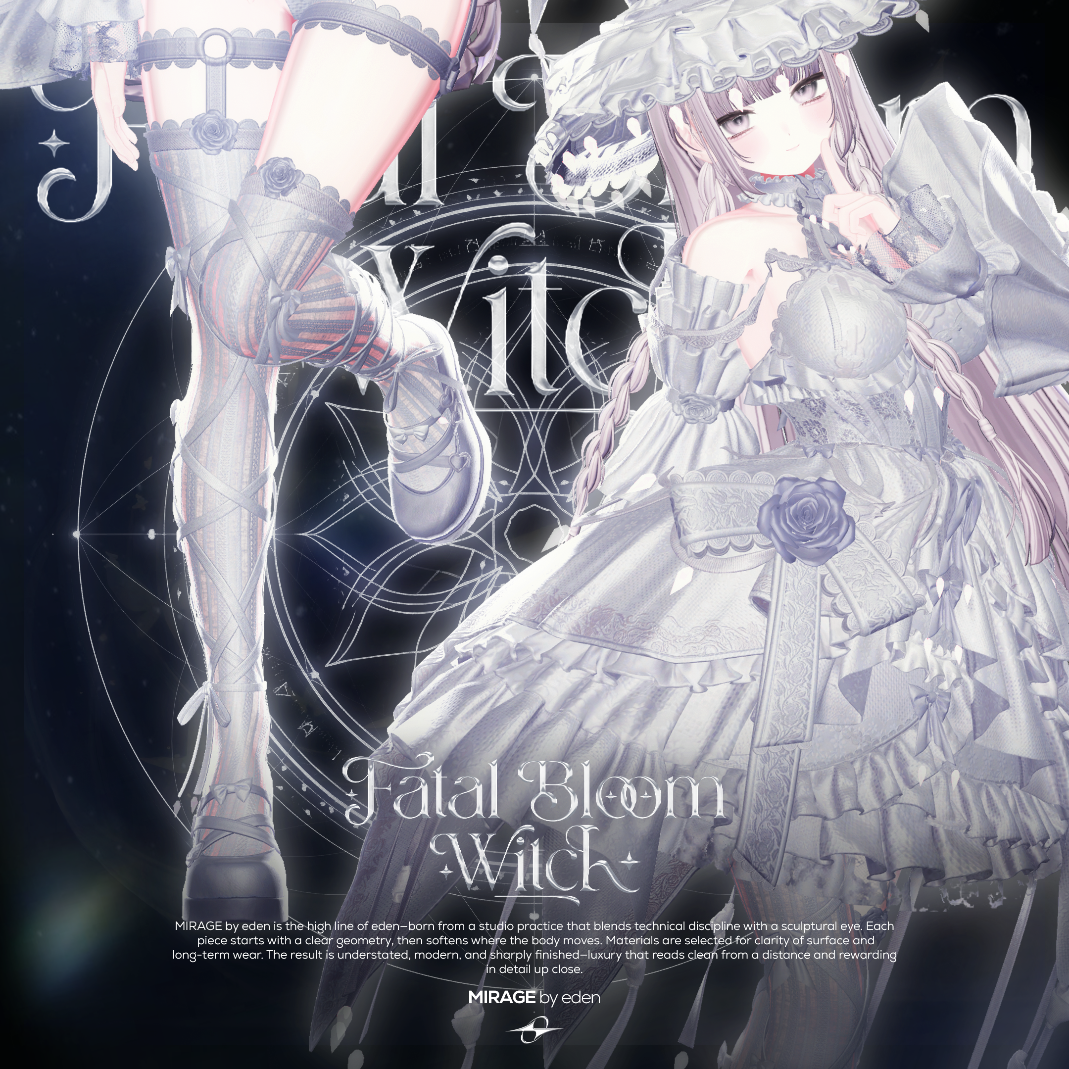 Fatal Bloom Witch 【20アバター対応】 - MIRAGE - BOOTH