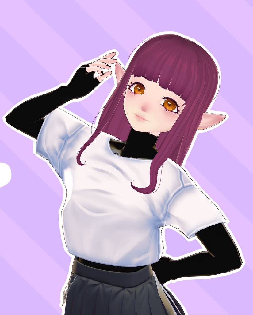 Vroid Face Texture / 顔の質感 - NamiiAthena - BOOTH