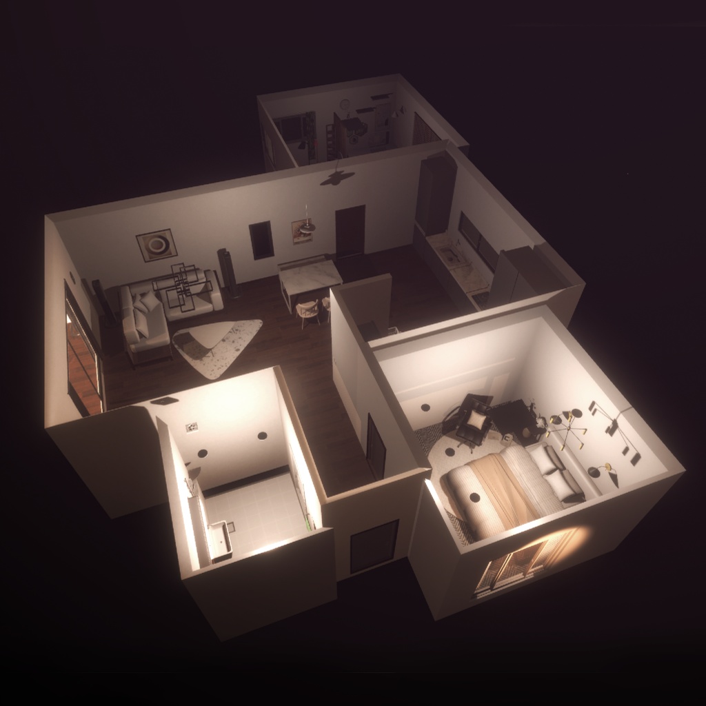 [VRC World] Cozy Luxe Bundle - UModeler - BOOTH