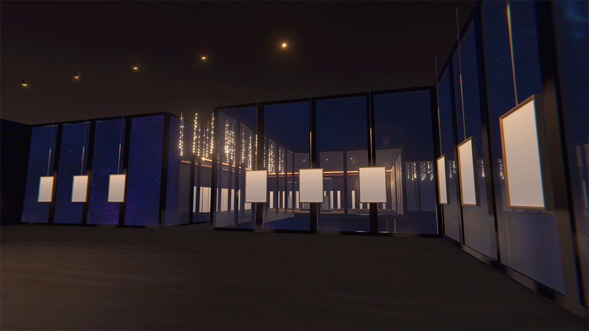 【VRChatワールド】Gallery - Astral - BOOTH