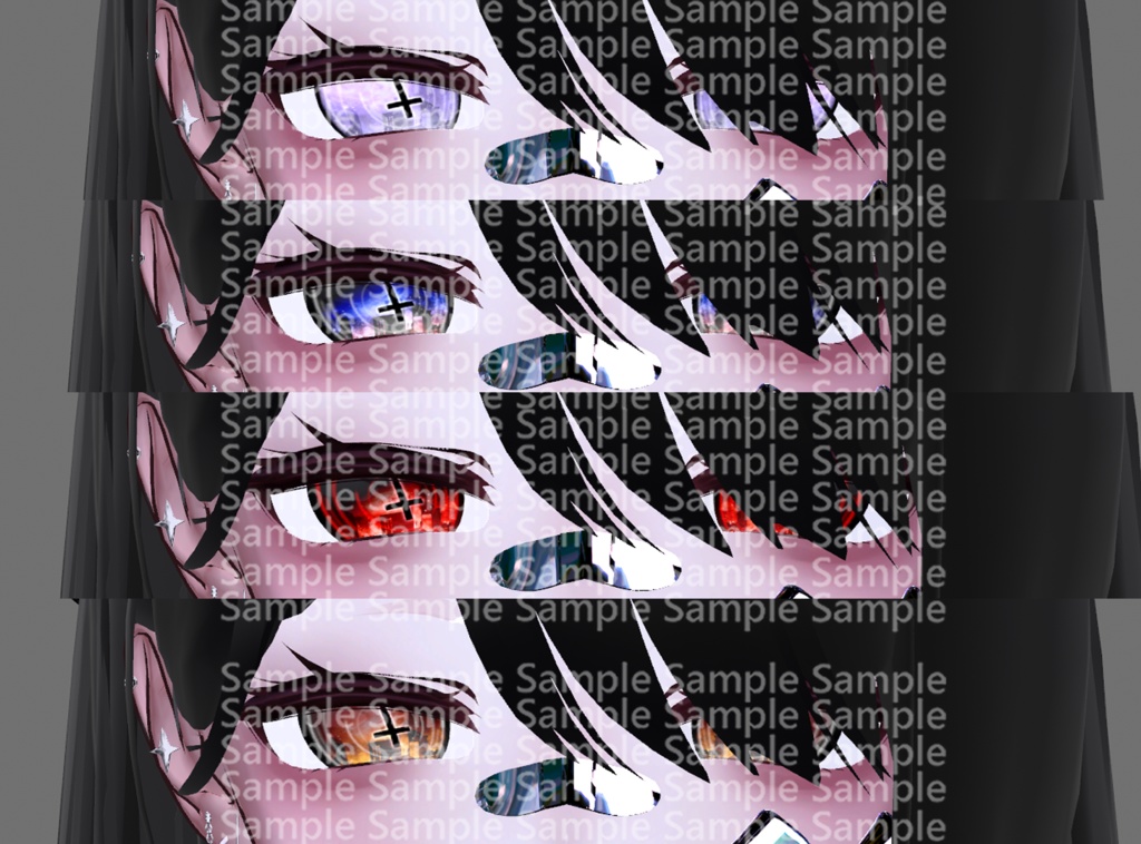 Cross eyes Texture - INAB Atelier - BOOTH