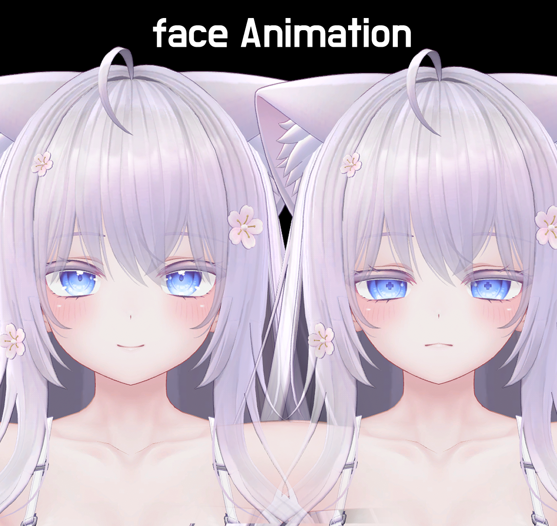 「MOE」Face Animation & Make up & eye texture - INAB Atelier - BOOTH